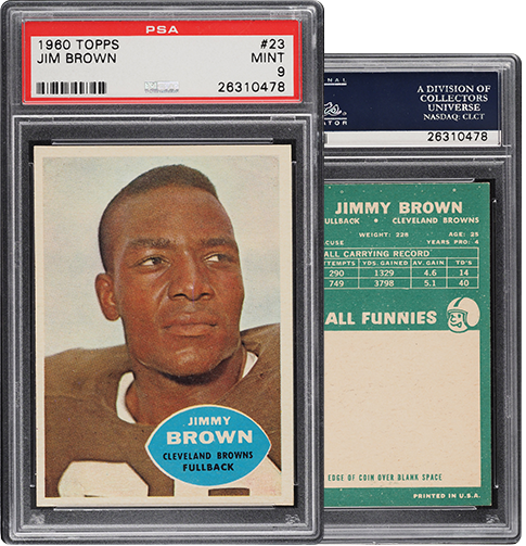 1960 Topps Jim Brown card hakodate-suiren.com